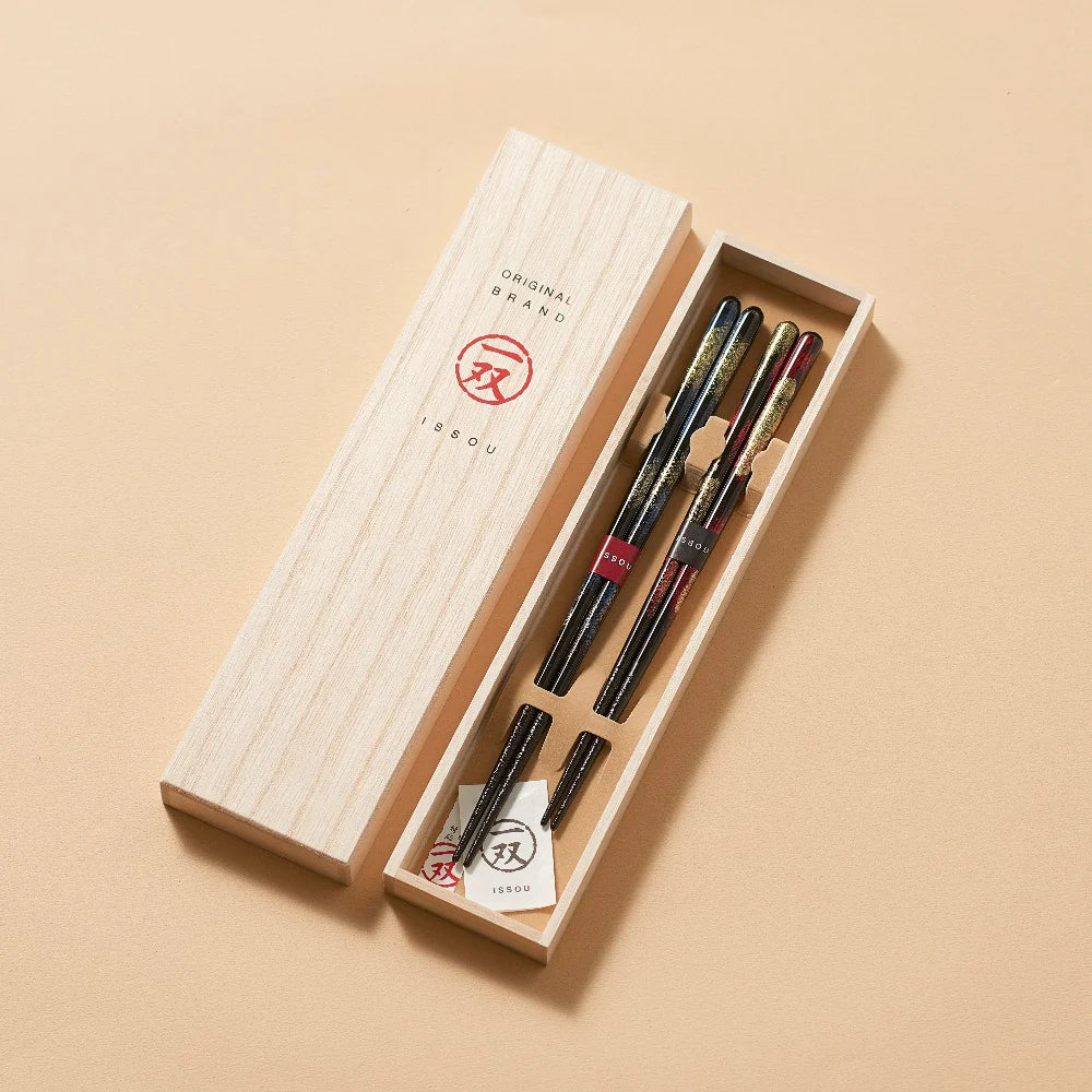 Couple Chopsticks,WAKASA-NURI,Japanese Traditional Crafts,"AKEBONO" – CHERRYBELL USA